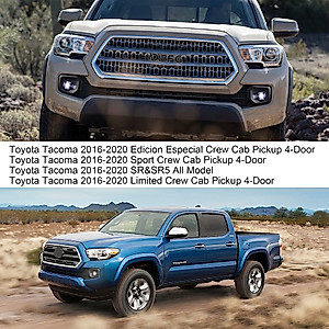 DRFG LED Fog Lights with Daytime Running Lights for Tacoma 2016 2017 2018 2019 2020 2021 2022 SR&SR5 Model Tacoma Fog Light Assembly Bumper Driving Fog Lamp