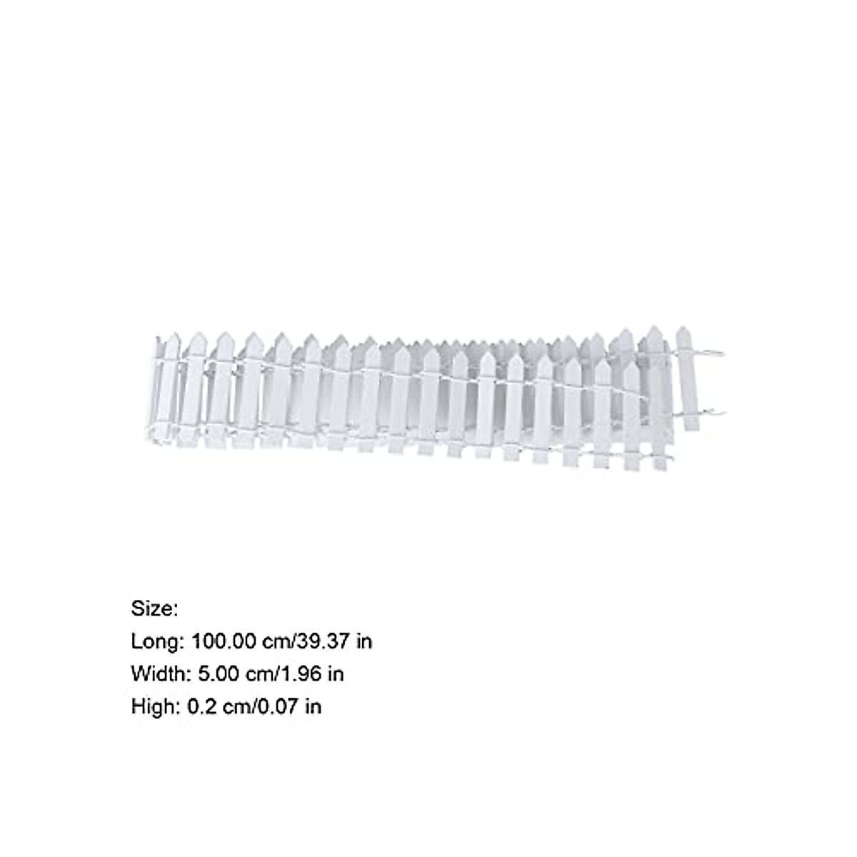 White Picket Fence Christmas Tree Fence Christmas Decorations Birthday Gift Kids Dollhouse Panel Fence Miniature Fence for Crafts Glass Panel Small Wooden Baby Ornaments