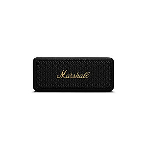 Marshall Emberton II Portable Bluetooth Speaker - Black & Brass
