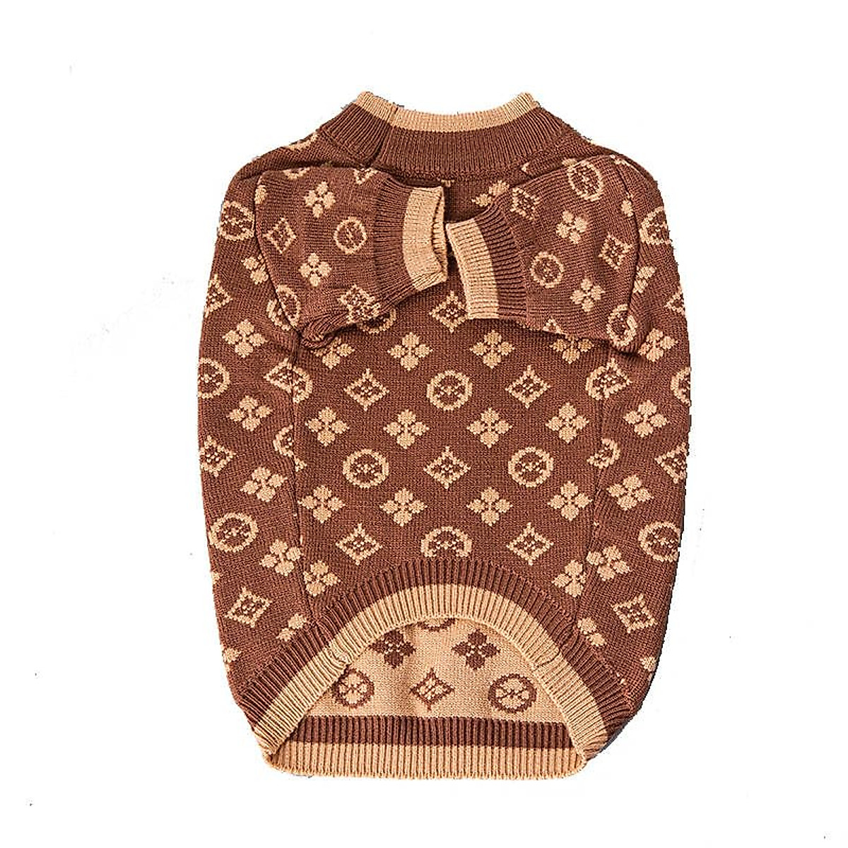 Everything Chic Designer Dog Clothes Sweater Shirt Outfit Small XS Teacup Cute Dogs Puppies French Bulldog Dachshund Chihuahua Cats Maltese Boy Girl (X-Large, Chewypawtton)