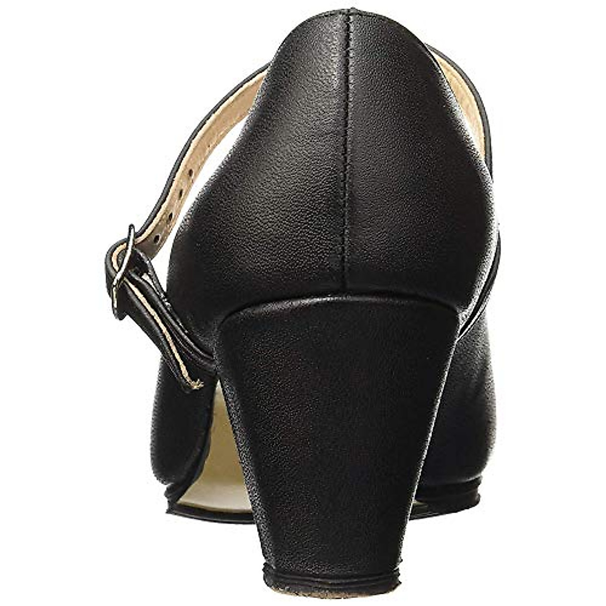 Miguelito 1600 Women's Flamenco Dance Shoes with Nails, Leather, 2.5" Heel, 7 US, 24.5 MX, Black