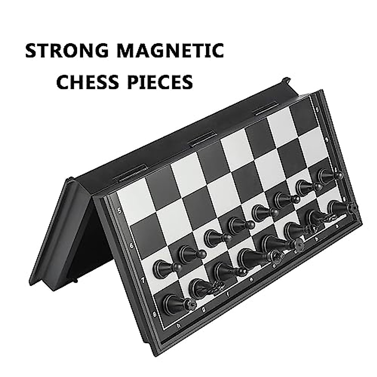 ZeJlo Mini Chess Set, 6.5" Portable Folding Chess Board Magnetic Travel Chess Set for Kids and Adults