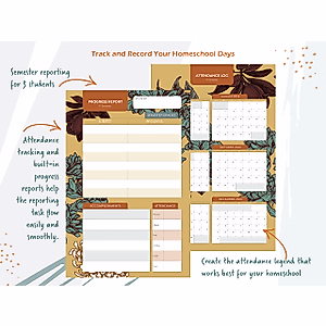 Day by Day Homeschool Planner, 2023-2024 School Year - by Well Planned Gal