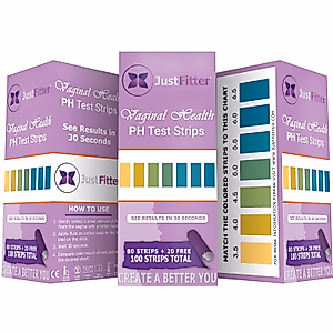 Just Fitter Vaginal pH Test. pH Balance Test Strips for Women. This Vaginal pH Test Helps Detect BV Bacterial Vaginosis or Vaginal Infection. Feminine pH Test Strip, a Must Have for Womens pH Balance
