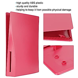Replacement Panel Impact Resistant Easy to Remove dustproof Front Cover for Game Consoles Star Red