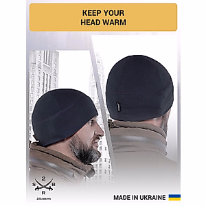 2SBR 2SABERS Warm Lightweight 170 Fleece Watch Cap - Men Women - Army Skull Beanie Hat