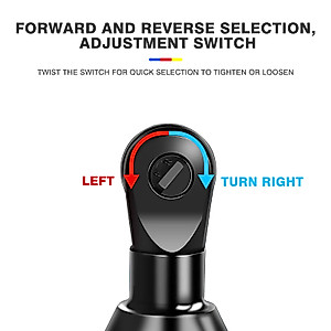 YouseaHome Cordless Electric Ratchet Wrench Set, 3/8" Power Ratchet Tool Kit with 2 Packs 1500mAh Lithium-Ion Battery and Charger, 12V Power Ratchet Driver with 7Pcs Socket Accessory Set