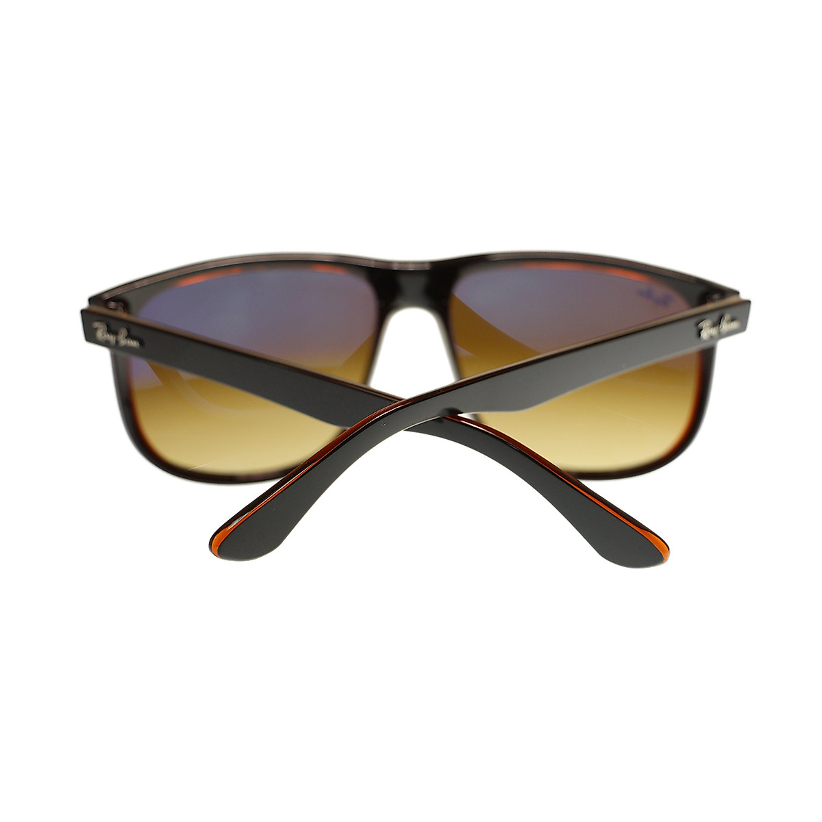 Ray Ban Sunglasses RB4147 609585 Top Black On Brown Square 60mm Authentic