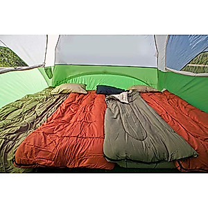 Coleman Evanston Screened Camping Tent, 6/8 Person Weatherproof Tent with Roomy Interior Includes Rainfly, Carry Bag, Easy Setup and Screened-in Porch