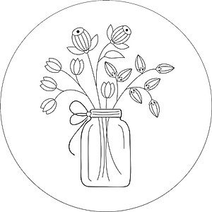 Blooms & Succulents Embroidery Pattern Transfers (set of 10 hoop designs!)