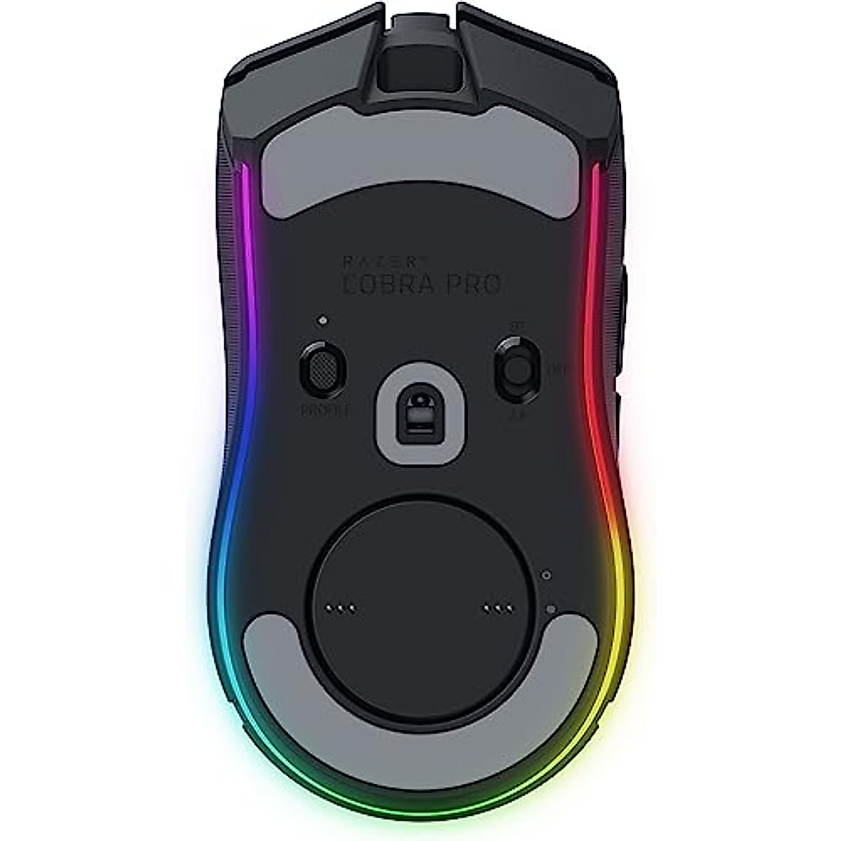 Razer Cobra Pro Wireless Gaming Mouse: 10 Customizable Controls - Chroma RGB Lighting - 30K Optical Sensor - Gen-3 Switches - 2.4GHz, Bluetooth & USB Type C - Up to 170 Hr Battery - Black