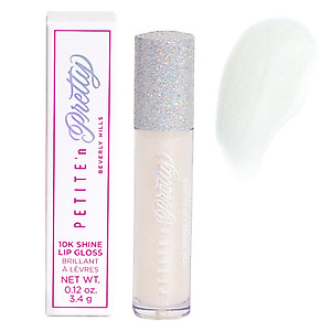 Petite 'N Pretty Snow-Glowed Travel-Size 10K Shine Lip Gloss Trio for Kids, Children, Tweens and Teens- High Shine and Lightweight- Non Toxic and Made in the USA
