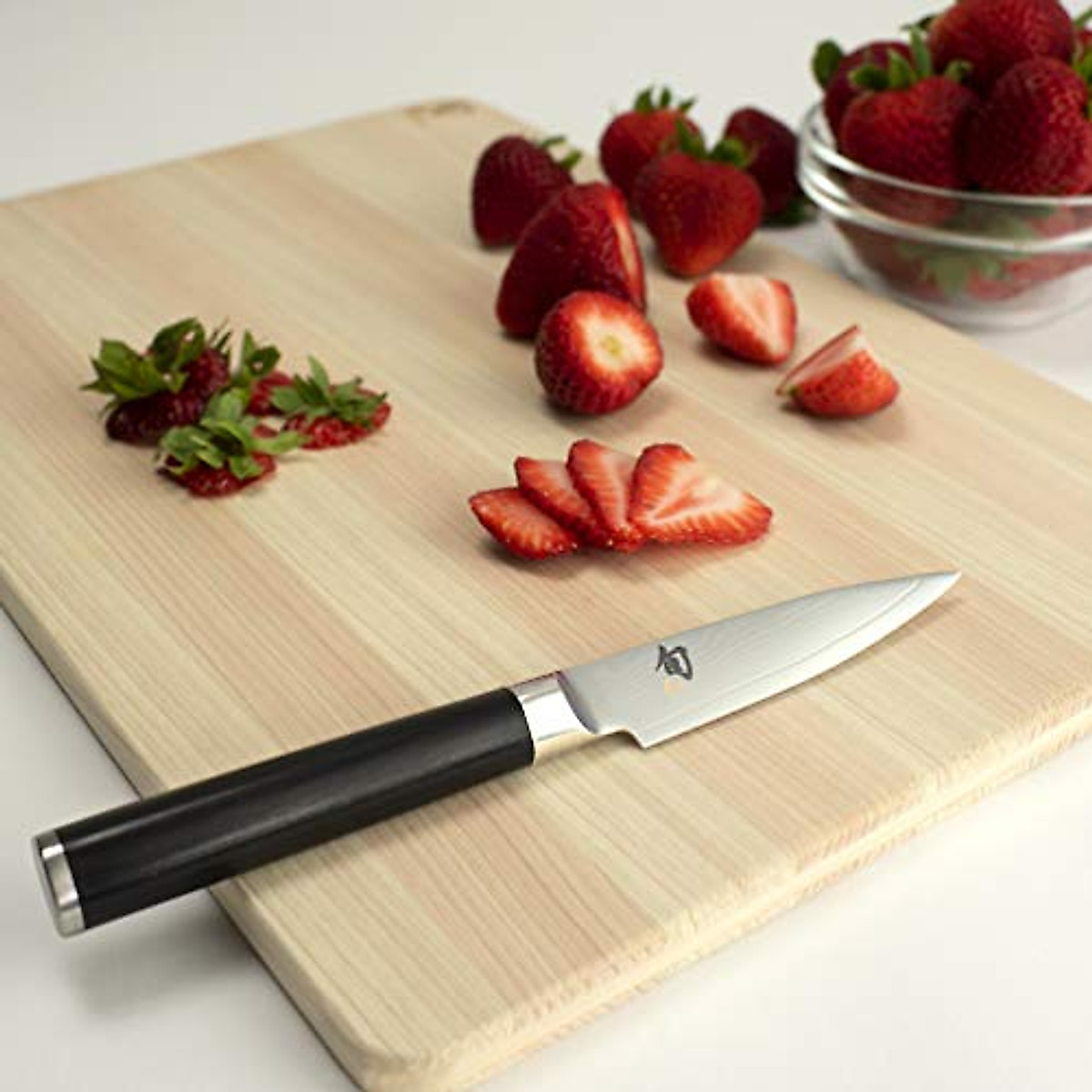 Shun Cutlery Large Hinoki Cutting Board, 17.75" x 11.75" Large Wood Cutting Board, Medium-Soft Wood Preserves Knife Edges, Authentic, Japanese Kitchen Cutting Board