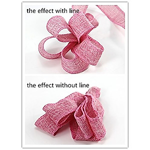 Burlap Ribbon Perfect for Wedding Home Decoration Gift Wrap Bows Made Handmade Art Crafts 1-1/2 Inch X 10 Yard Spool (Green)