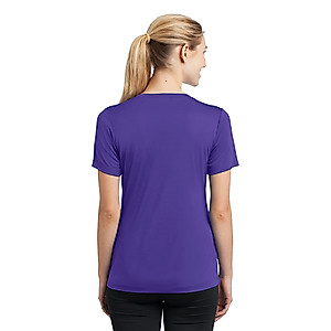SPORT-TEK LADIES POSICHARGE COMPETITOR V-NECK TEE F20