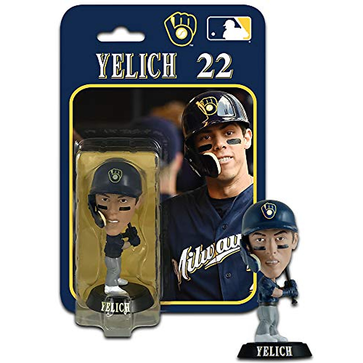 Imports Dragon Christian Yelich (Milwaukee Brewers) 4" MLB Bobble Head