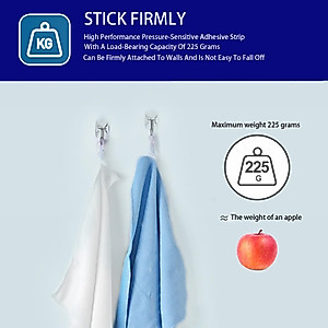 Command Hooks Damage-Free Wall Hooks,6 Medium Wire Toggle Hooks with Adhesive Strips, No Tools Needed for Easy Hanging, Ideal for Organizing Keys, Calendars, and Dorm Decor, Holds Up to 225 Gram Each