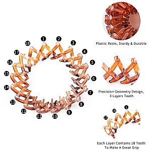 Bird Nest Magic Hair Clip, TOBATOBA 3 Pcs Lazy Bird's Nest Plate Expandable Bun Maker Curling Ponytail Holder and Hair Accessories for Women and Girls