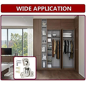 STIANC 50 Pack 1/2" Overlay 2D Soft Close Hinges for Face Frame Kitchen Cabinet, 3 Way Adjustability, Quiet Self-Shut Door,105 Degree