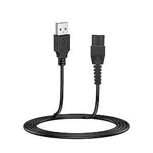 LIANSUM Power Cord Compatible with Manscaped Lawn Mower 3.0 & 2.0 Best Electric Manscaping Groin Hair Trimmer, Cable for The Weed Whacker Nose, The Ultimate Male Hygiene Razor Clippers (ONLY Cable)