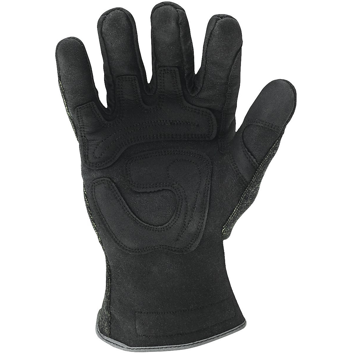 Ironclad HEATWORX REINFORCED; Heat and Cut Resistant Gloves, Palm Heat Protection Rated up to 450°F, (1 Pair), Black