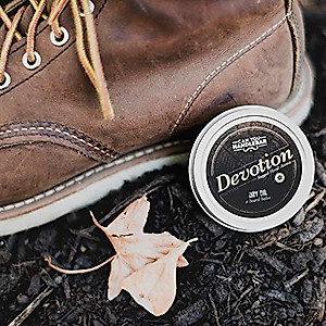 CanYouHandlebar Beard Balm for Men, Dry Oil Beard Wax, Natural Beard Care Conditioner Moisturizer Softener Grooming Products, Patchouli & Floral Scent, 2 oz Stainless Steel Tin