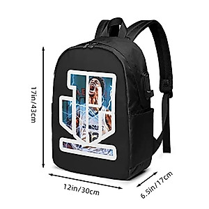 VIHIRA Memphis-Ja-Morant-#12-Basketball God Adult Youth Bag Backpack Schoolbag Laptop Bag Usb Camping Bag17 Inch For, One Size
