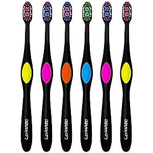 Colgate 360 Fresh N' Protect Toothbrush, Ultra Compact, Soft (Colors May Vary) - Pack of 6