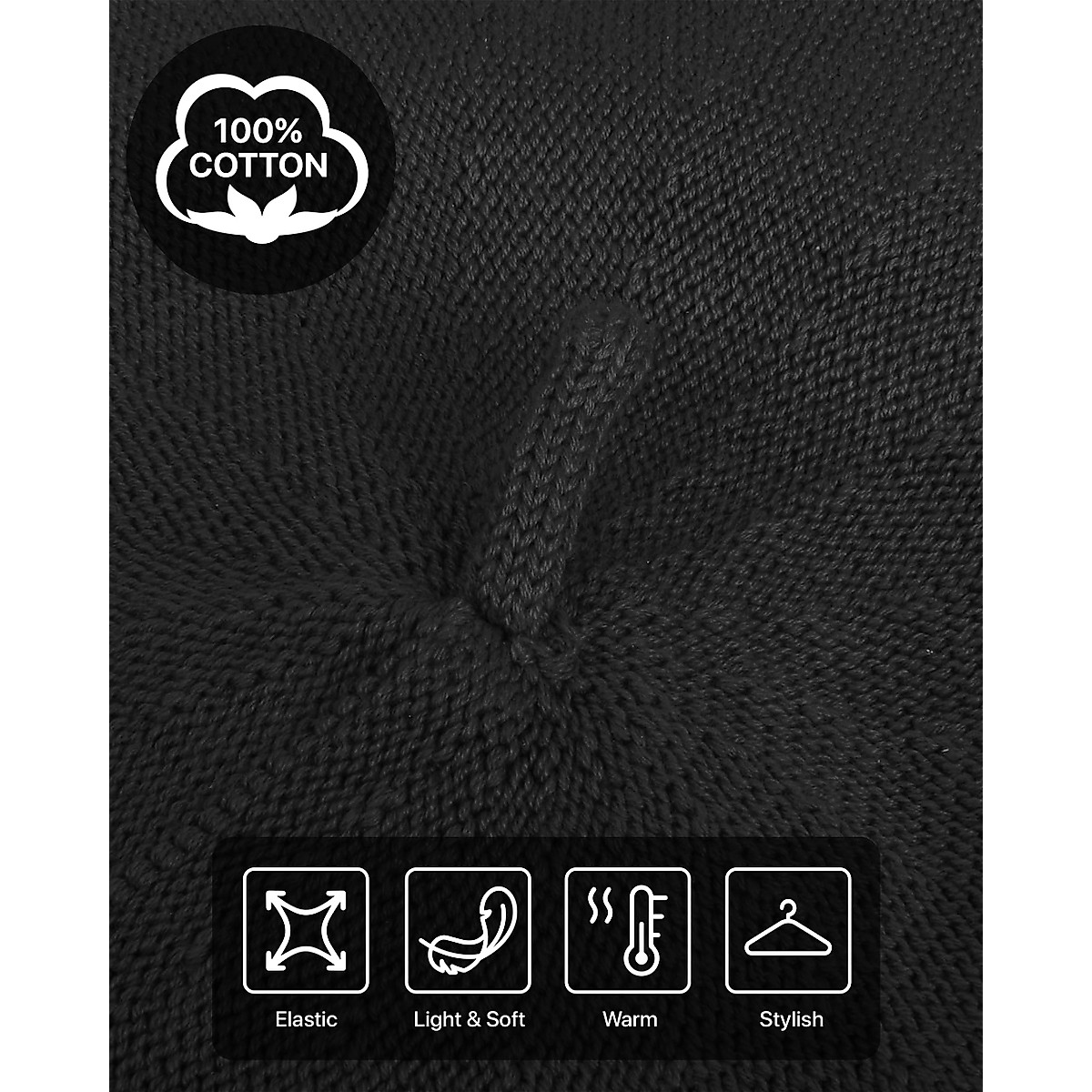 Parquet Cotton French Beret Hat for Women Casual and Chic - Boinas de Mujer para el Frio