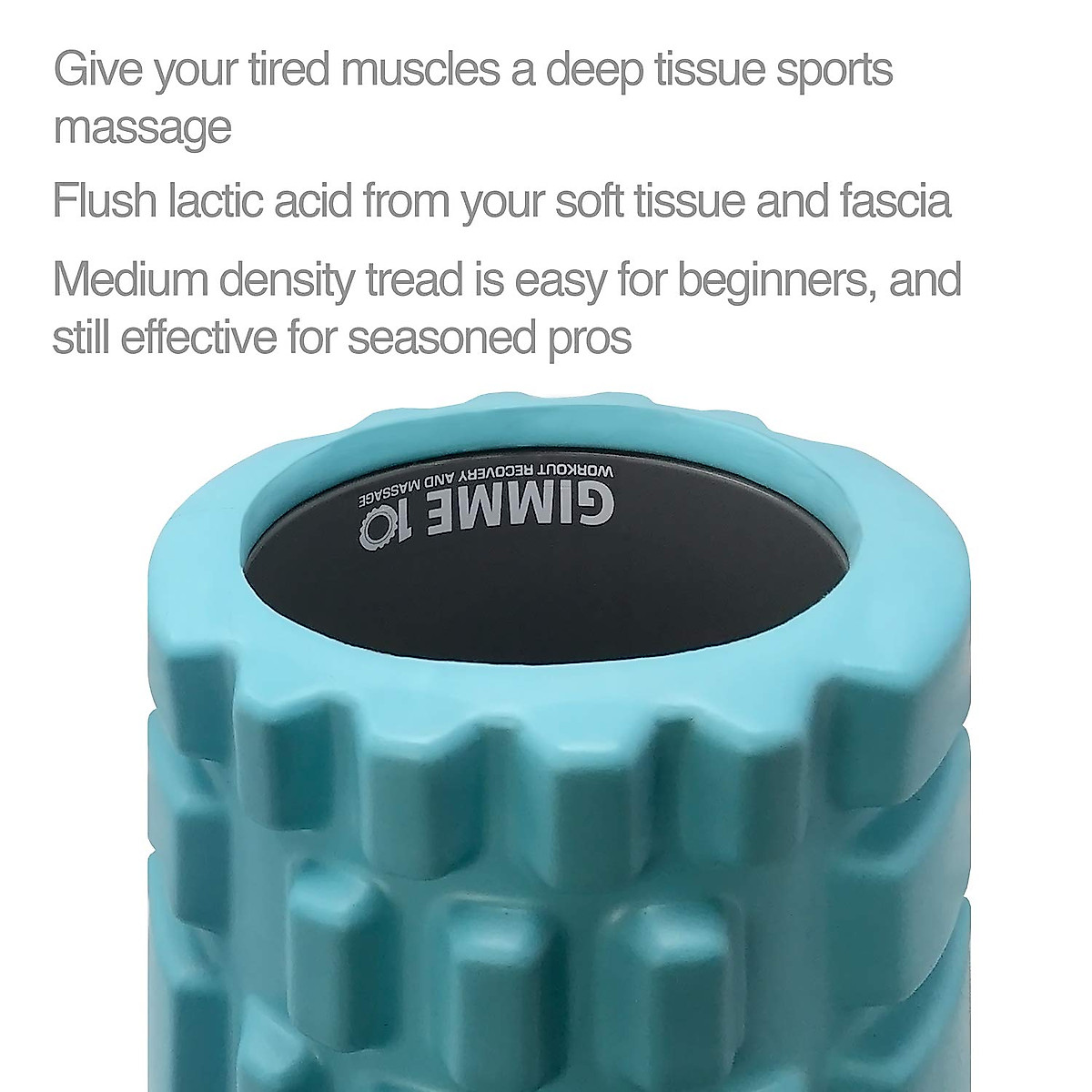 Gimme 10 Premium Foam Roller – Versatile High-Density Muscle & Back Roller for Deep Tissue Massage, Physical Therapy, and Yoga