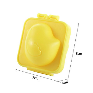 Boiled Egg Mould,Plastic Egg Shaper 3D Cute Chicken Shape Egg Tool Creative Egg Cup Holder Stand Breakfast Rice Ball Lunch Mould Kitchen Gadget
