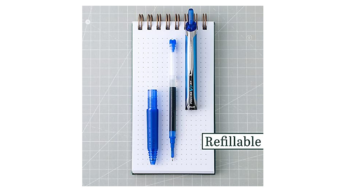 PILOT Precise V7 RT Blue Pens - 14-Pack for Smooth Writing