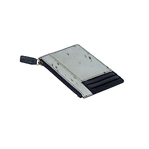 Myra Bag Broadway Women's Wallet - Black and White Cowhide Hairon and Leather Wallets for Women, Credit Card Holder for Women, Small Wallet for Women, Compact Wallet for Woman