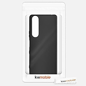 kwmobile Case Compatible with Sony Xperia 1 III Case - Soft Slim Protective TPU Silicone Cover - Black