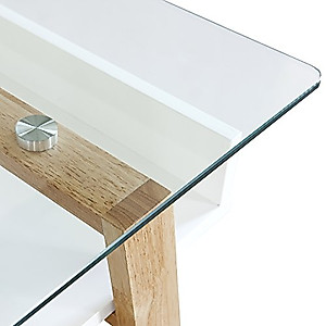 EdgeMod Segovia Glass Top Desk