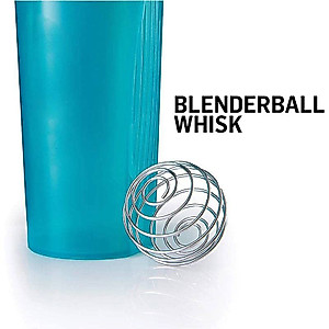 NEVAEH PRODUCTS 28oz Protein Shaker Bottle | BPA Free | Odor Free | Blenderball Whisk | Carrying Loop (White)