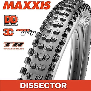 Maxxis Dissector 27.5 x 2.4 inches, MXT00240700 WT 120 TPI Folding 3C MaxxGrip DD/TR