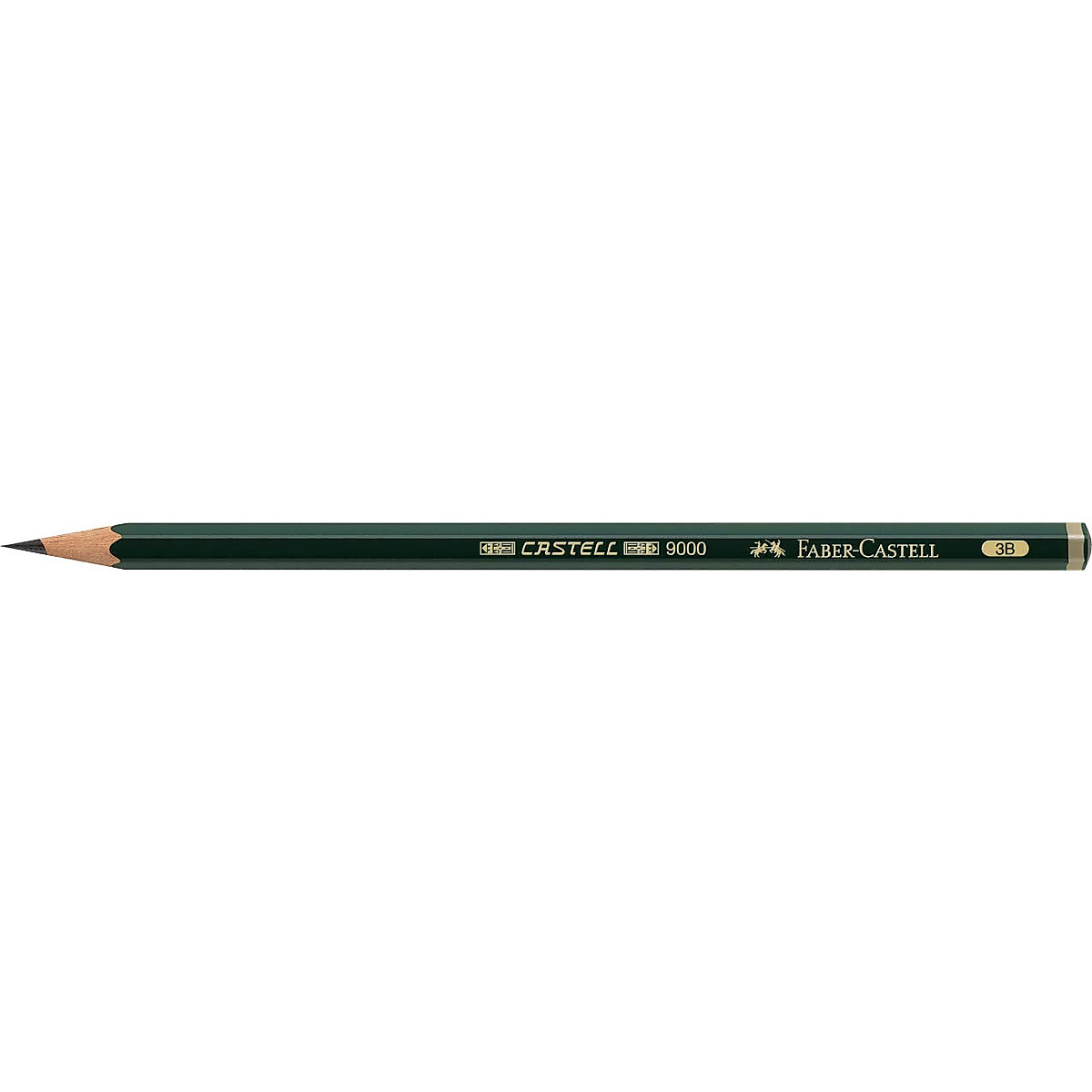 Faber-Castell 119003 – Box of 12 Castell 9000 3B Graphite Pencils