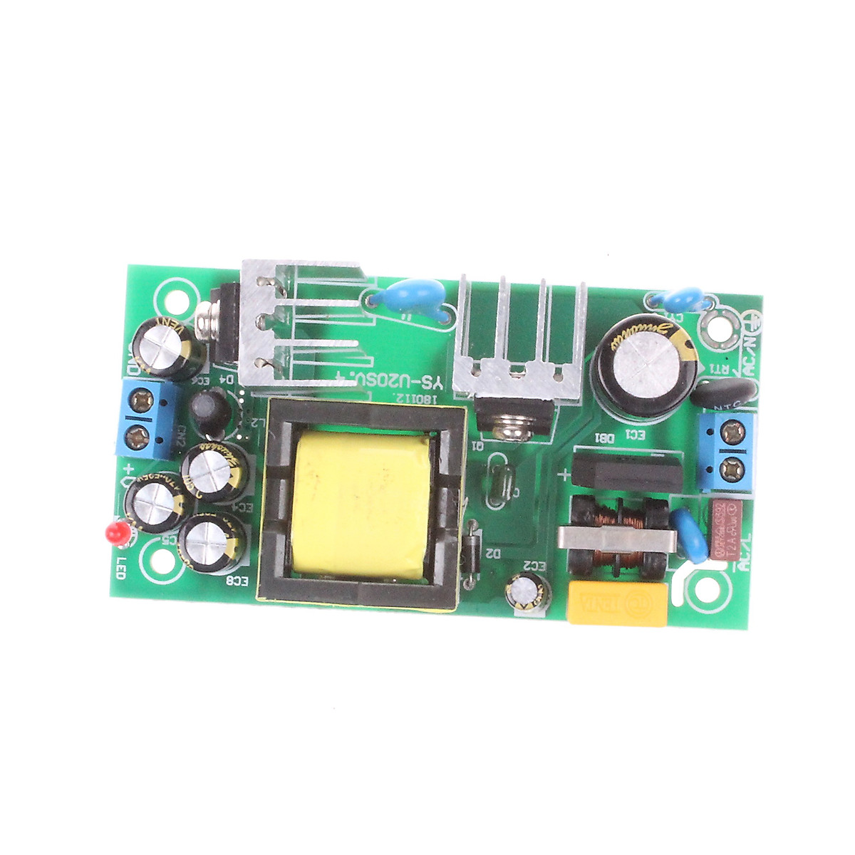 NOYITO AC to DC Precision Buck Power Supply Module AC 120V 100V-264V to 12V 2A 2000mA Isolated Step Down DC Module (12V 2A) Green