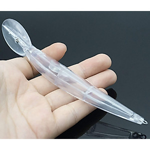 10pcs Unpainted Minnow Bait Fishing Lure Body 150mm 14.2g Blank Hard Lures Free Eye 8305