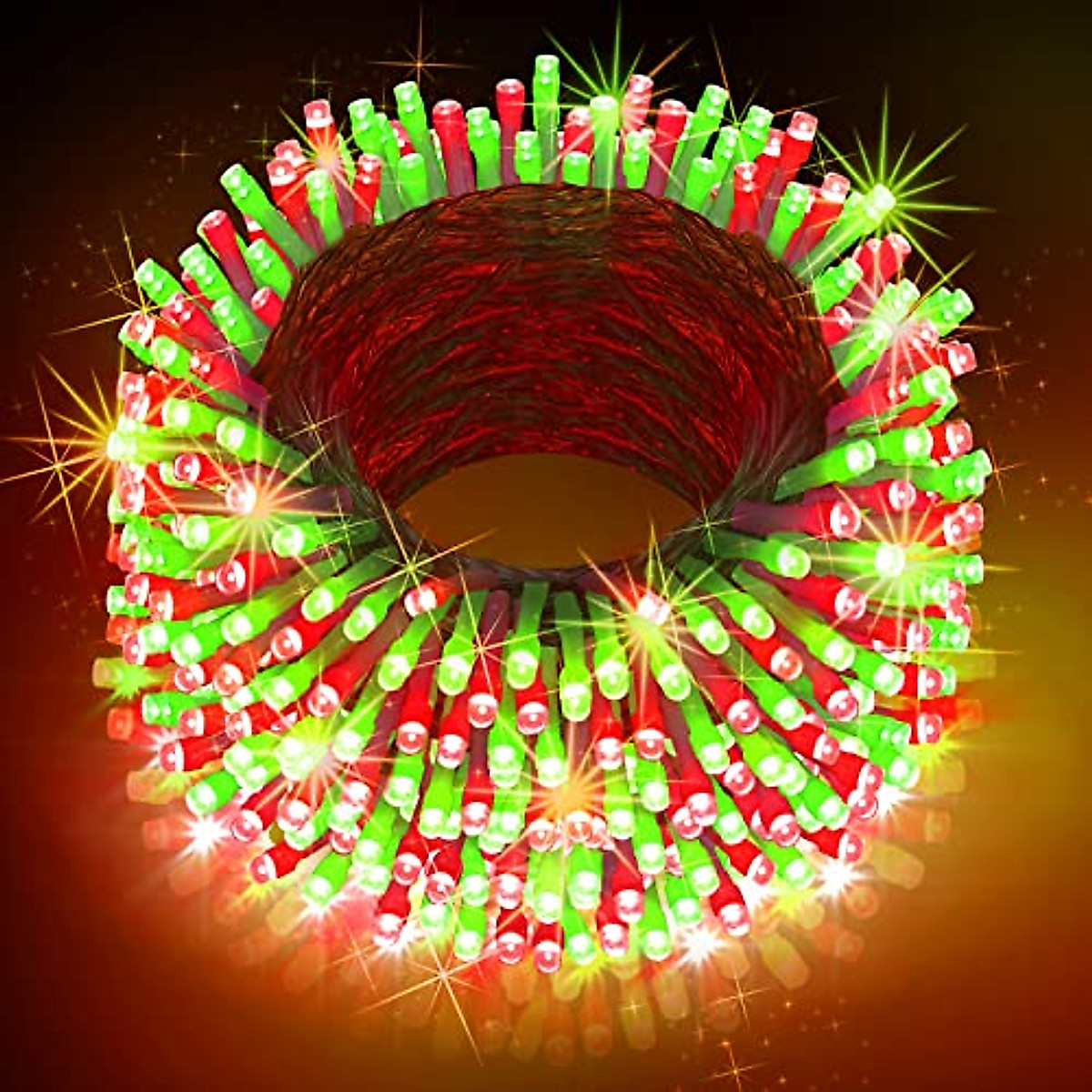 Heceltt Christmas Lights Outdoor, 197FT 500 LED Christmas Lights 8 Modes and Timer Memory Function Christmas String Lights Waterproof Plug in for Xmas Wedding Party Holiday Decor