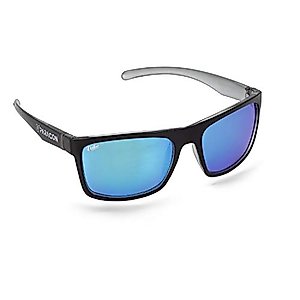 VIRTUE V-Paragon Polarized Sunglasses - Polished Black with Ice Lens