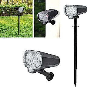 01 Body Induction Wall Lamp, 160° Automatic Rotating Powerful Dustproof Solar Wall Lamp 4 Working Modes for Courtyard Garden for Home for Lighting for Decoration