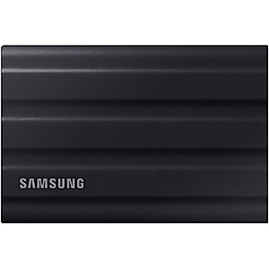 SAMSUNG MU-PE2T0S/AM T7 Shield Portable Solid State Drive 2TB, Black (2022) Bundle with Lexar 32GB 800x UHS-I SDHC Memory Card and Microfiber Cleaning Cloth