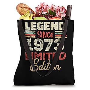 50th Birthday 50 Year Old Since 1973 Limited Edition Tote Bag