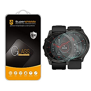 (3 Pack) Supershieldz Designed for Garmin Epix (Gen 2) / Garmin (Vivomove 3) Tempered Glass Screen Protector, Anti Scratch, Bubble Free