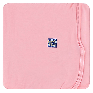 KicKee Pants Baby Girls Basic Swaddling Blanket - Lotus, One Size