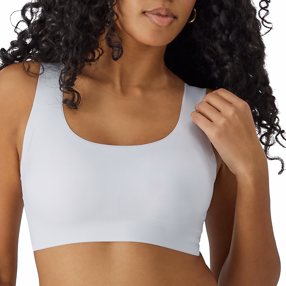 Bali Womens Comfort Revolution Easylite Wireless T-shirt Bra, Pullover Wirefree Full Coverage Bra, White, X-Large US