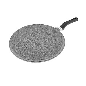 Mopita 32cm/12.6" Non-Stick Cast Aluminum Crepe Pan, Large, Grey