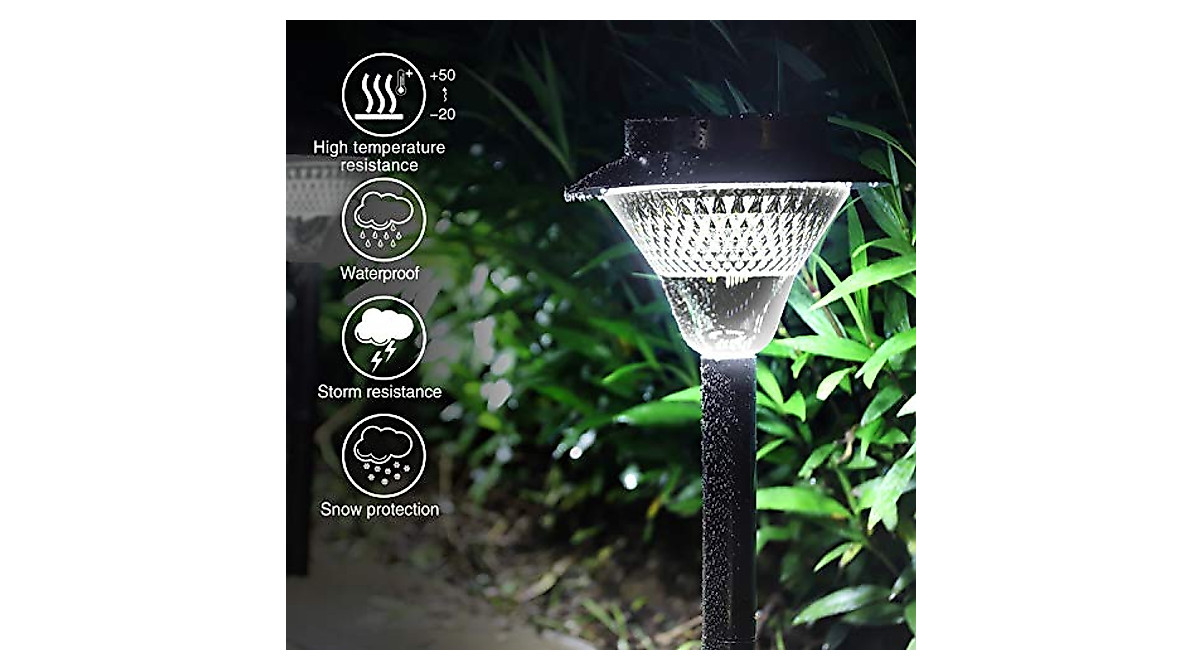 High Lumens Solar Pathway Lights - Durable & Bright Outdoor Lighting